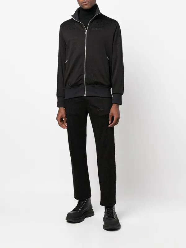 Palm Angels Logo-print Track Jacket - Black