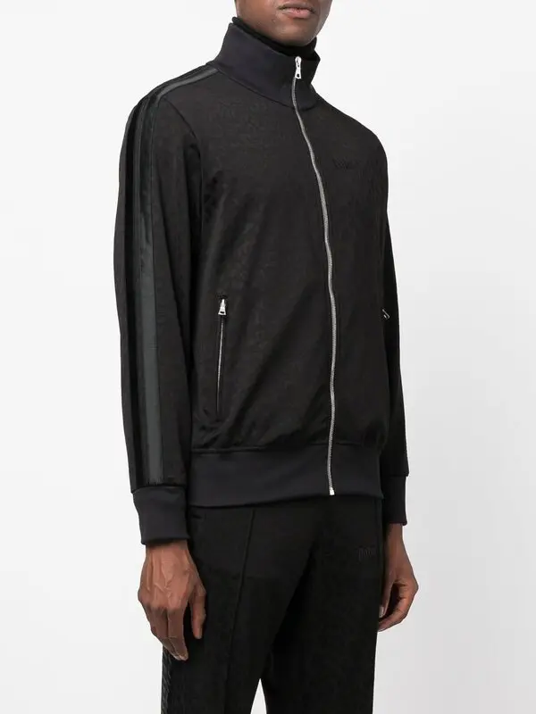 Palm Angels Logo-print Track Jacket - Black