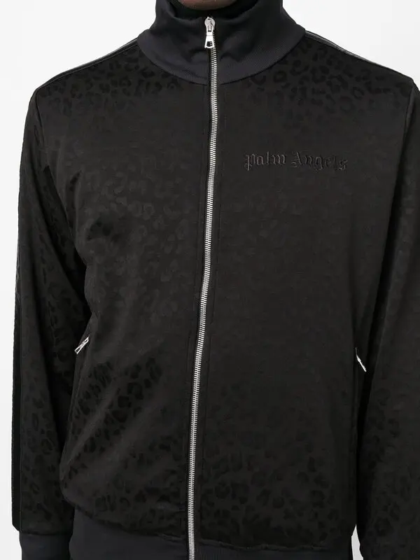 Palm Angels Logo-print Track Jacket - Black