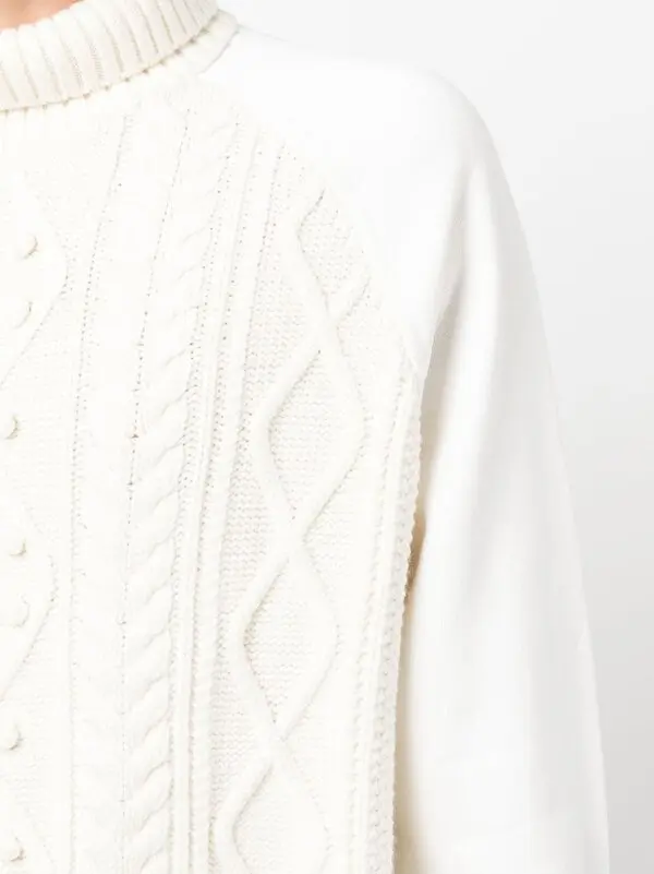 Neil Barrett Embroidered-logo Sleeve Knit Jumper
