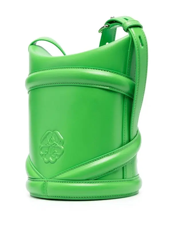 Alexander McQueen The Curve Bucket Bag - Green