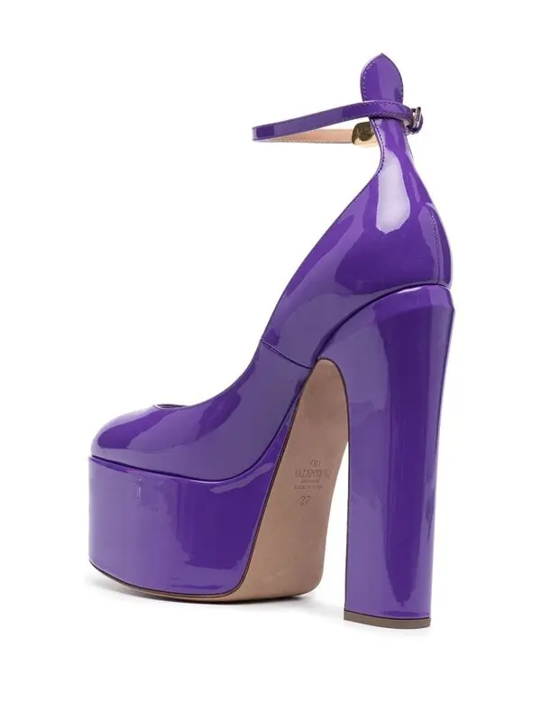 Valentino Garavani Tan-go 155mm Platform Pumps - Purple
