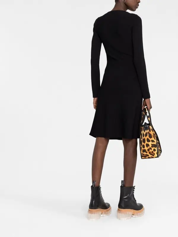 Stella McCartney Sweetheart-neck Flared Dress