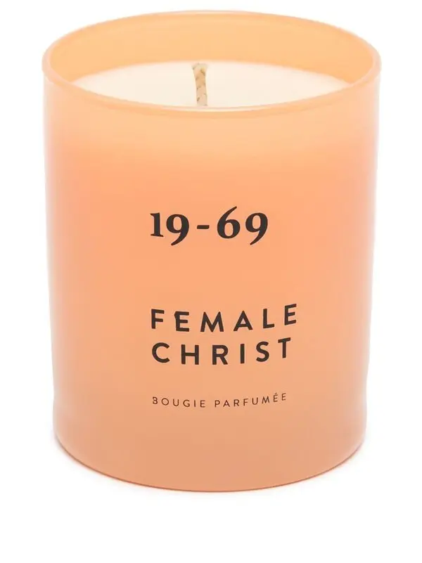 19-69 Female Christ Scented Candle - Orange