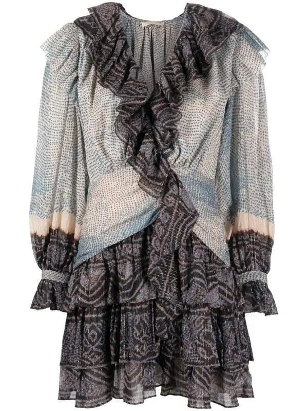 Ulla Johnson Sara Ruffled Mini Dress