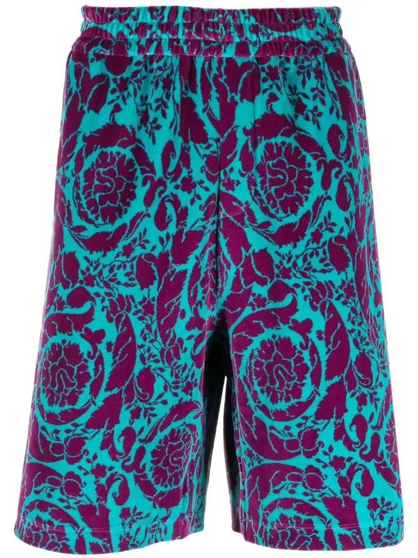 Versace Abstract Pattern Bermuda Shorts
