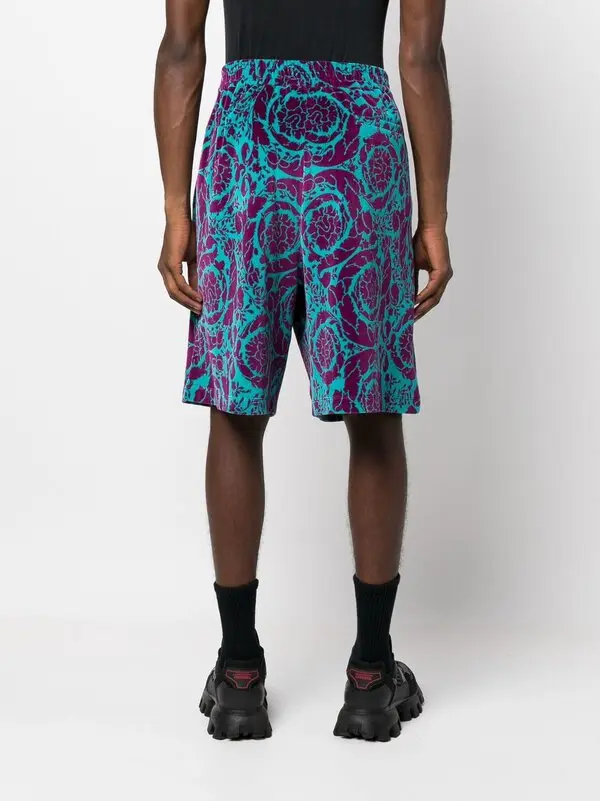 Versace Abstract Pattern Bermuda Shorts