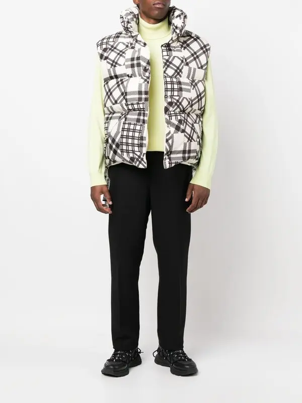Khrisjoy Padded Checked Gilet
