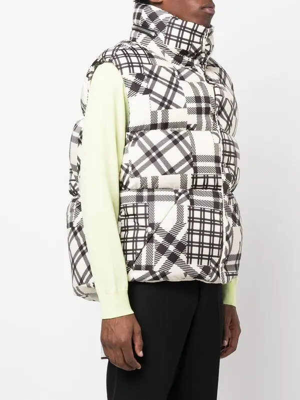 Khrisjoy Padded Checked Gilet