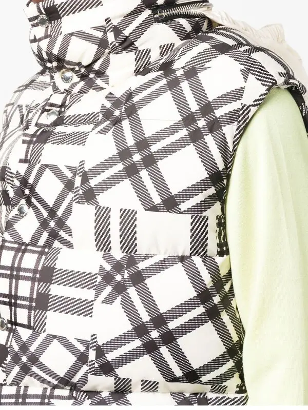 Khrisjoy Padded Checked Gilet