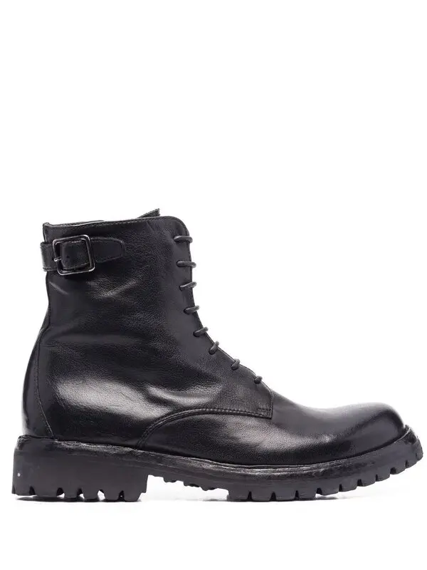 Officine Creative Loraine Lace-up Boots - Black