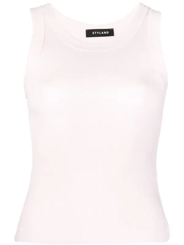 STYLAND Organic Cotton Vest Top - Pink