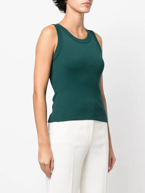 STYLAND Organic Cotton Vest Top - Green