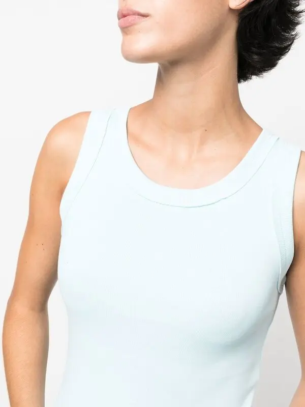 STYLAND Organic Cotton Vest Top - Blue