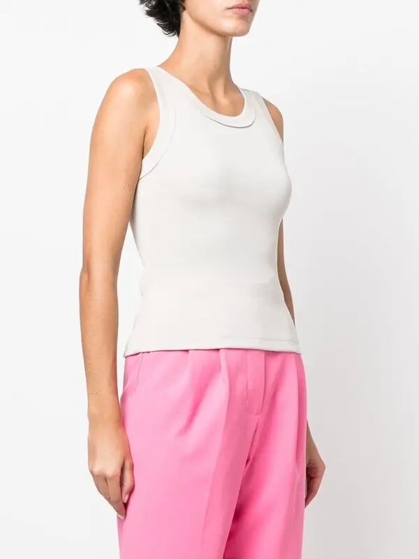 STYLAND Organic Cotton Vest Top - Grey