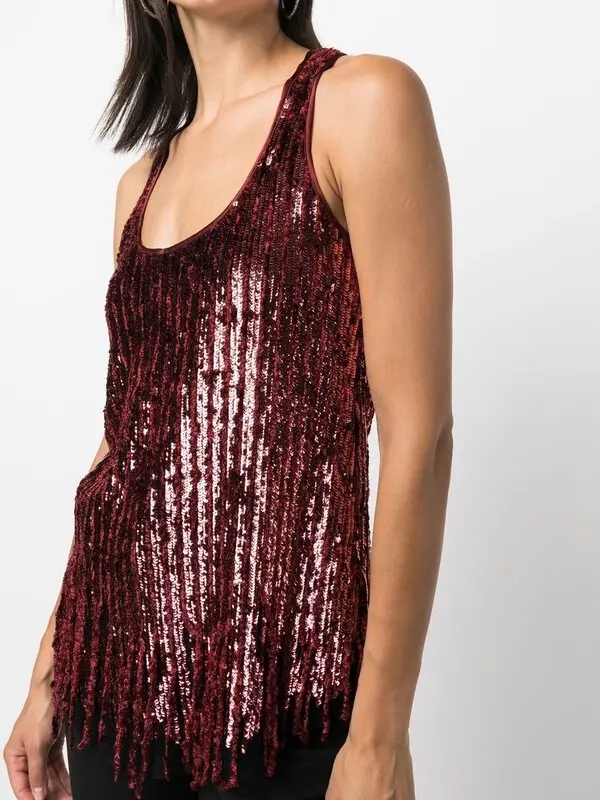 Etro Sequin Tank Top