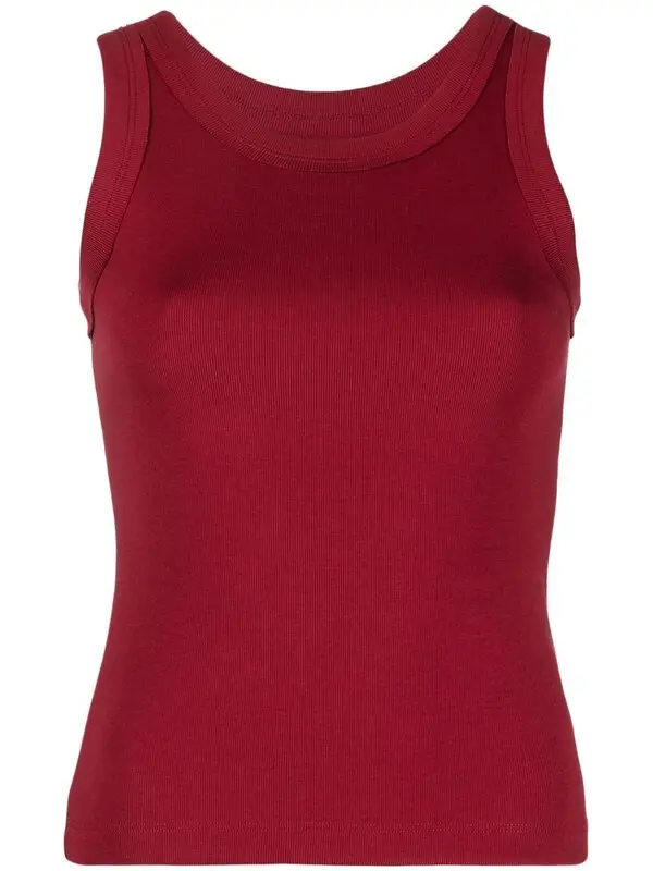 STYLAND Organic Cotton Vest Top - Red