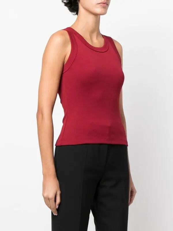 STYLAND Organic Cotton Vest Top - Red