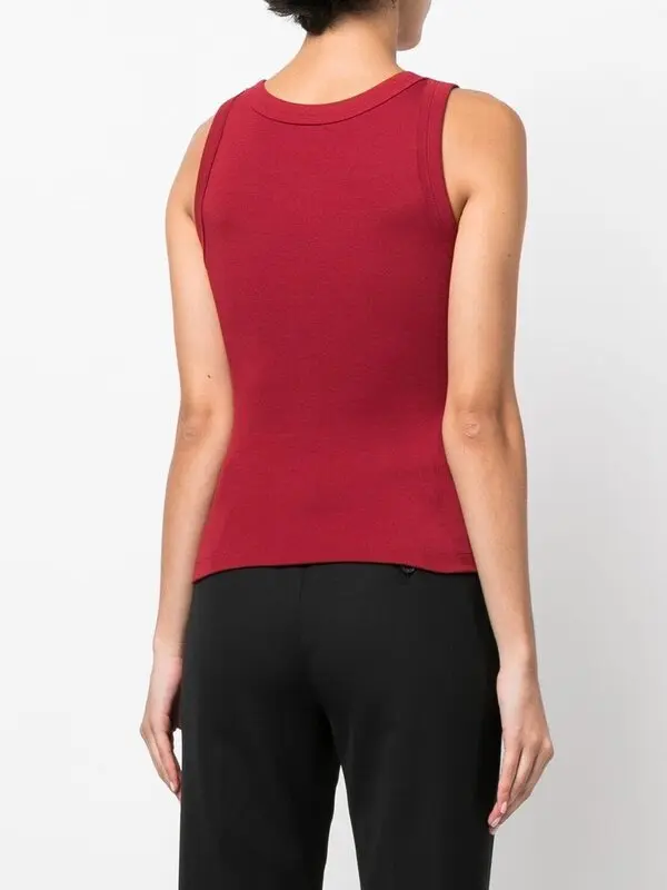 STYLAND Organic Cotton Vest Top - Red