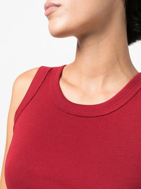 STYLAND Organic Cotton Vest Top - Red