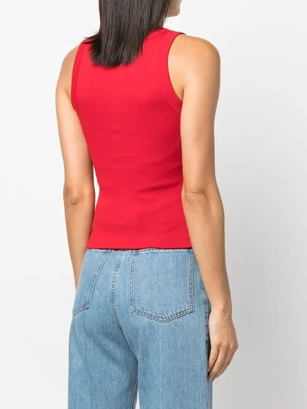 STYLAND Slim-cut Tank Top - Red