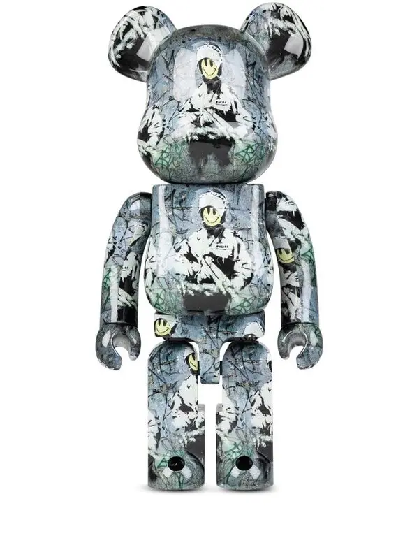 MEDICOM TOY Riot Cop Be@rbrick Figure - Grey