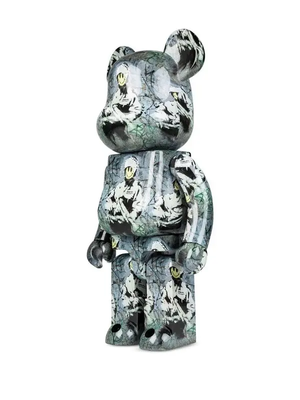 MEDICOM TOY Riot Cop Be@rbrick Figure - Grey