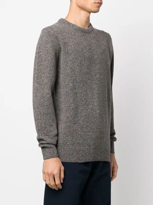 Barbour Crewneck Knitted Jumper - Brown