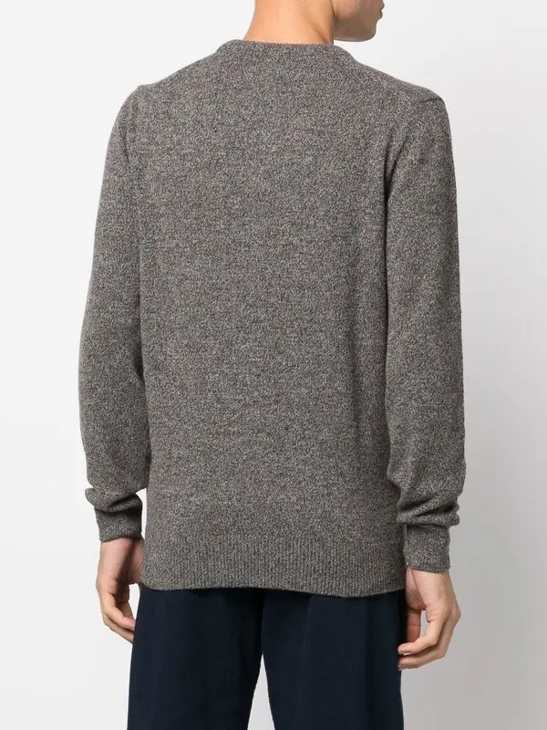 Barbour Crewneck Knitted Jumper - Brown