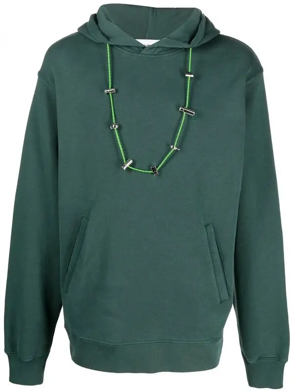 AMBUSH Stoppers Relaxed-fit Hoodie - Green