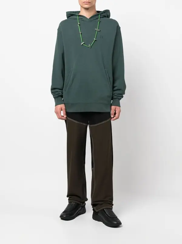 AMBUSH Stoppers Relaxed-fit Hoodie - Green