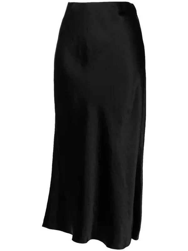 Vince High-waisted Midi Skirt - Black