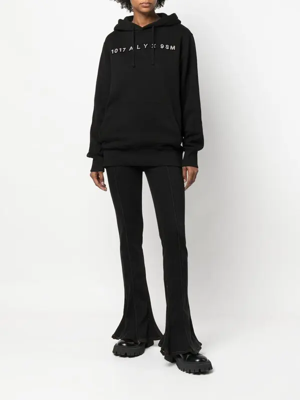 1017 Alyx 9sm Studded Logo Hoodie - Black