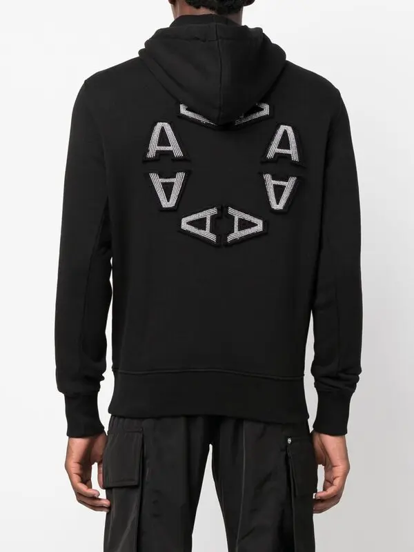 1017 Alyx 9sm Studded Logo Hoodie - Black