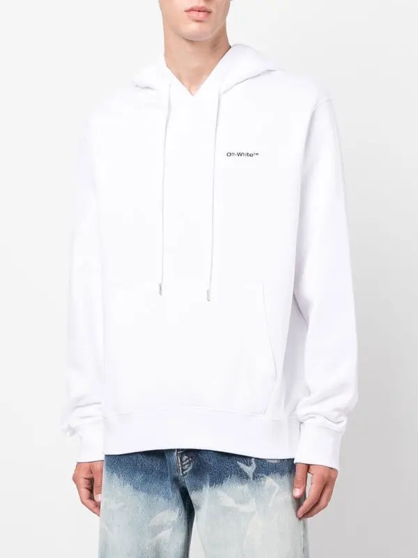 Off-White Logo-print Drawstring Hoodie