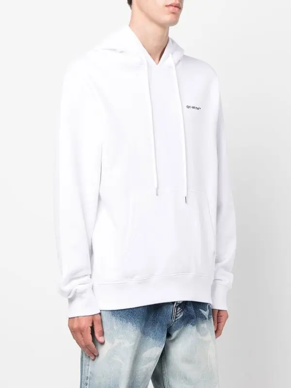 Off-White Logo-print Drawstring Hoodie