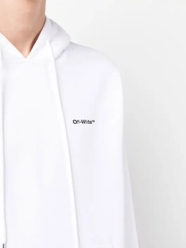 Off-White Logo-print Drawstring Hoodie