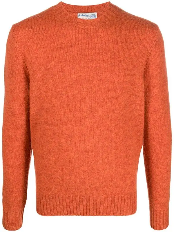 BALLANTYNE Choker Ribbed Knit Jumper