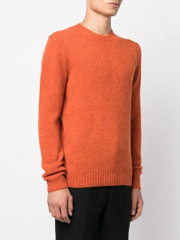 BALLANTYNE Choker Ribbed Knit Jumper