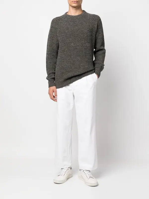 Barbour Ribbed-knit Long-sleeve Jumper
