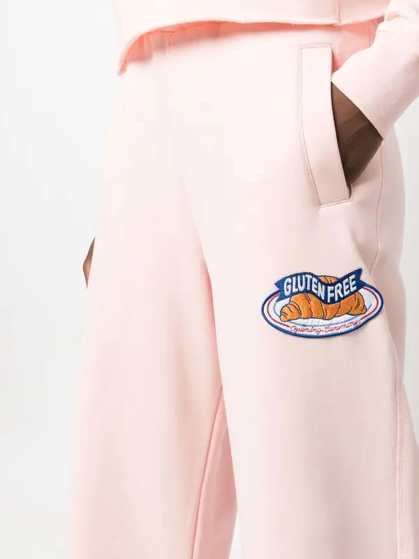 Opening Ceremony Brioches Cotton-jersey Track Pants - Pink
