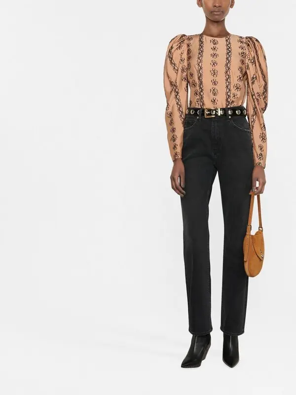 Ulla Johnson Agnes High-waisted Jeans - Black