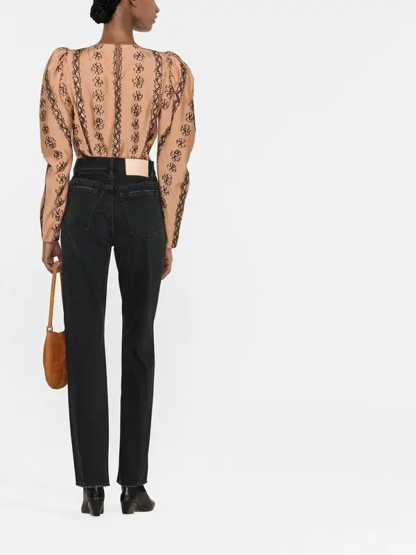 Ulla Johnson Agnes High-waisted Jeans - Black