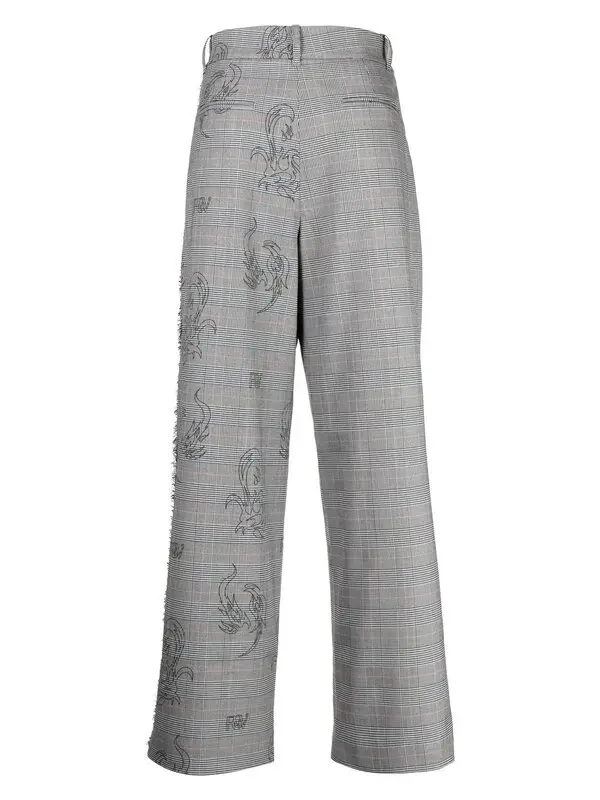 FENG CHEN WANG Plaid Trousers