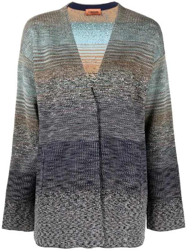 Missoni Gradient-effect V-neck Cardigan