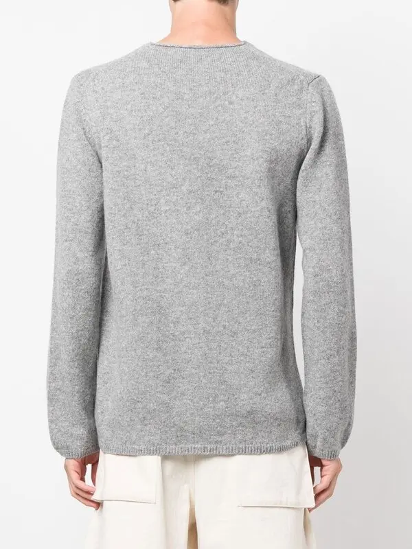 Comme Des Garçons Graphic-print Jumper - Grey