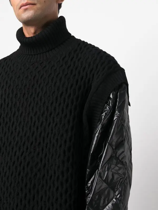 JUUN.J Panelled Wool Jumper