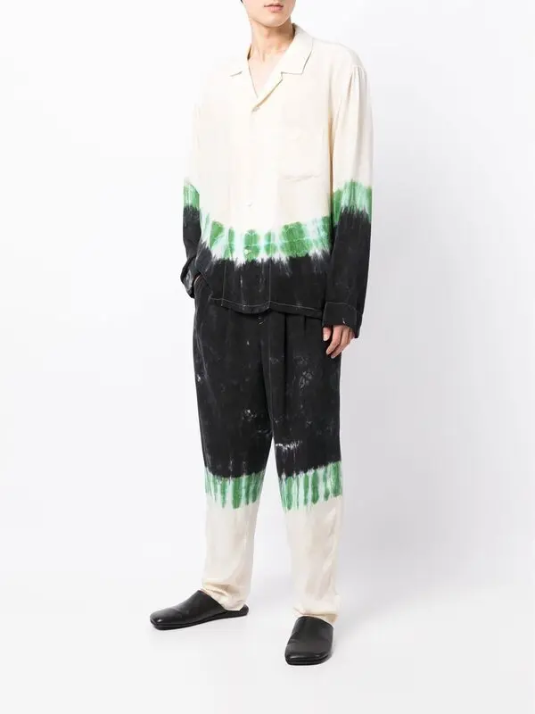 TOGA VIRILIS Tie-dye Print Trousers