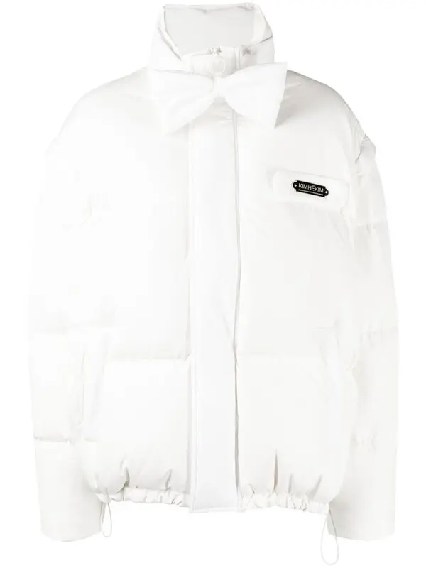 KIMHEKIM Logo-patch Puffer Jacket - White