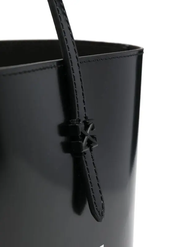Off-White Slogan-print Tote Bag - Black